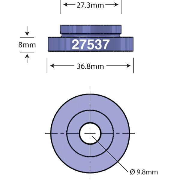 27.5x37 Open Bore Adapter – Switchback Sports