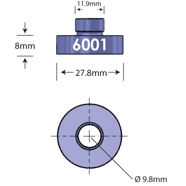 6001 Open Bore Adapter – Switchback Sports